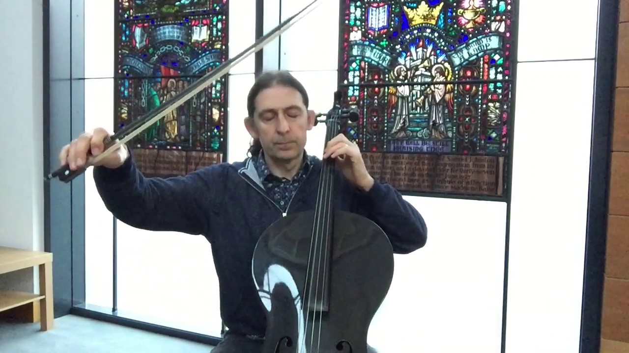 Ich ruf zu dir, Herr Jesu Christ - J. S. Bach. (Cello - Scott Heron ...