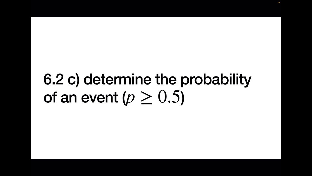 Binomial distribution | probability p greater than or equal to 0.5 ...