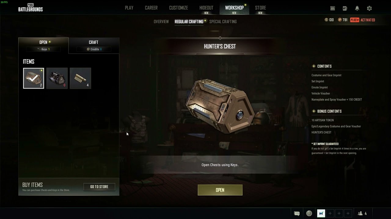 hunter's chest crate opening Pubg Pc - YouTube