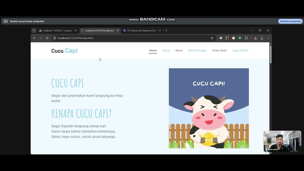 UAS PERANCANGAN DAN PEMROGRAMAN WEB 1 - YouTube
