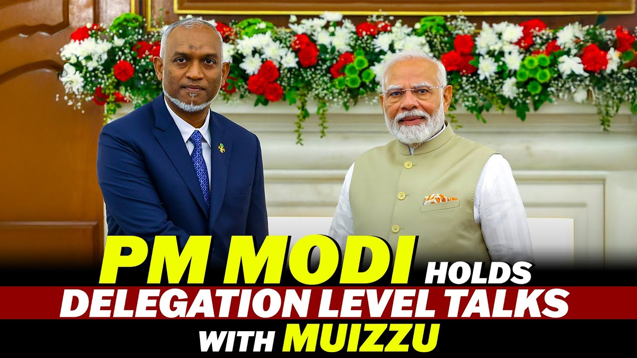 LIVE: PM Modi holds delegation level talks with Maldivian President ...
