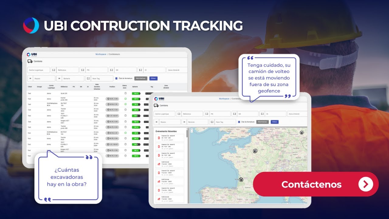 UBI Construction Tracking, una solución de geolocalización para el sector de la construcción ...