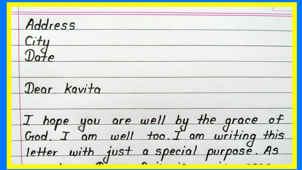 Durga Puja invitation letter to friend in english - YouTube