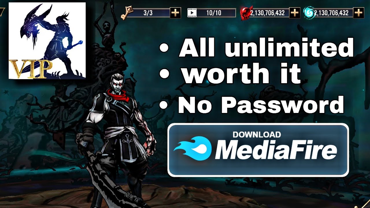 Mod apk !!! Shadow of death Mod All unlimited !!! MediaFire Link ...