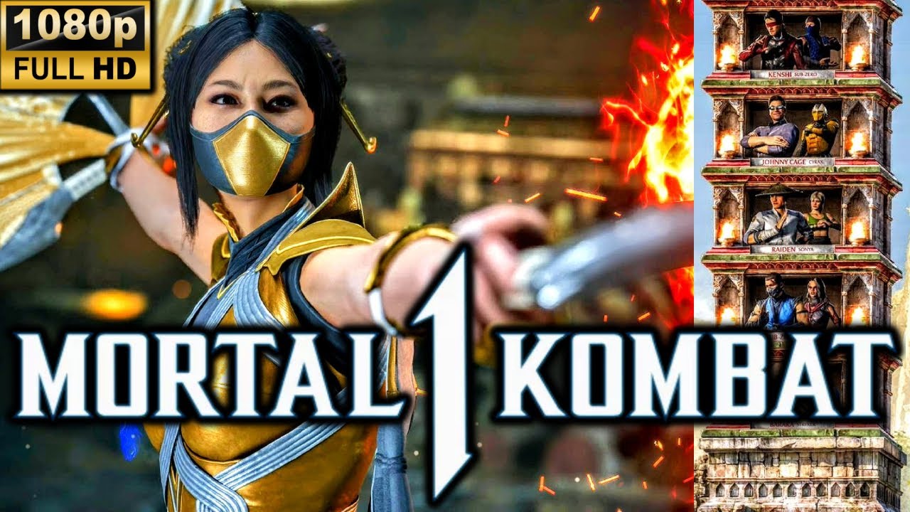 MK1 *MASTERY KITANA* KLASSIC TOWER GAMEPLAY!! (SCORPION AS KAMEO) 1080p ...