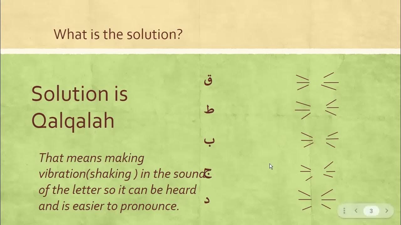 Qalqalah rule - YouTube