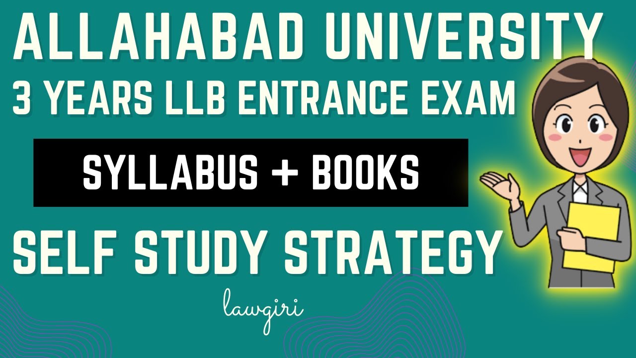 Allahabad University LLB 3 years LLB Syllabus, Pattern & Books|AU LAT ...