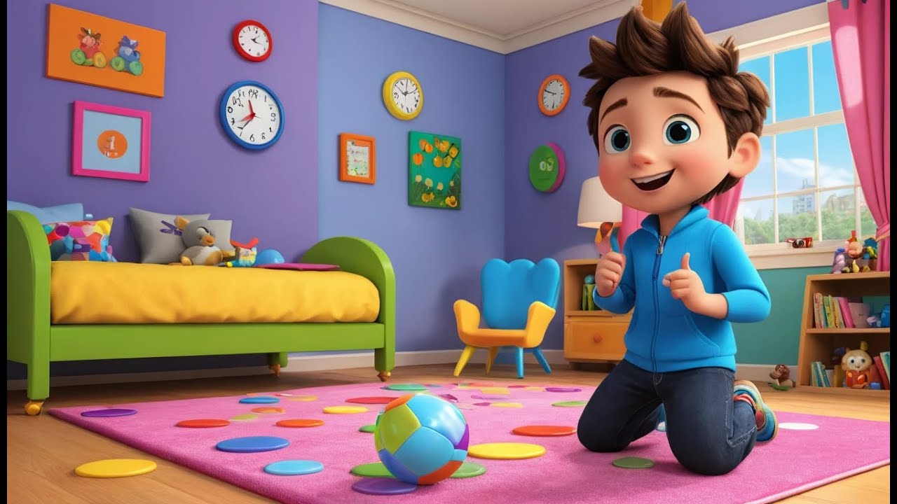 Hickory Dickory Clock | Fun Time-Telling Song for Kids | Nursery Rhymes ...