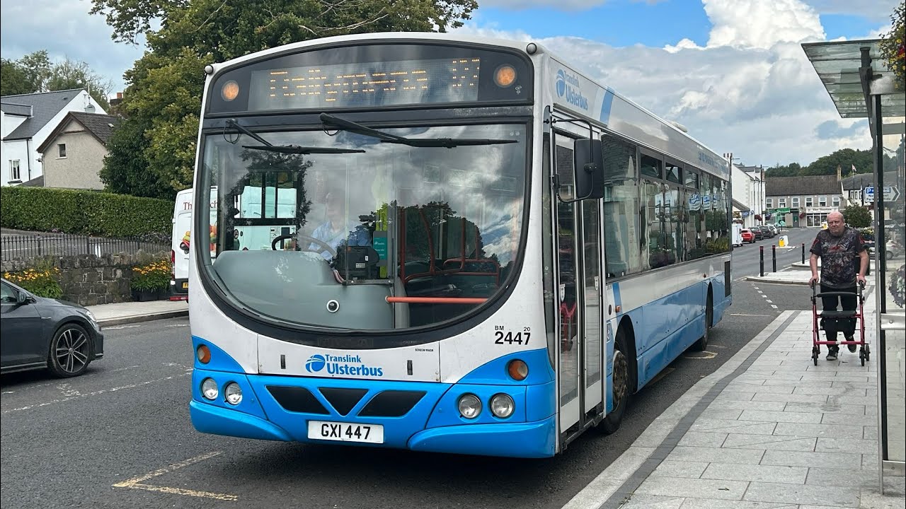 Translink Ulsterbus Scania L94UB Wright Solar 2447 - Randalstown - YouTube