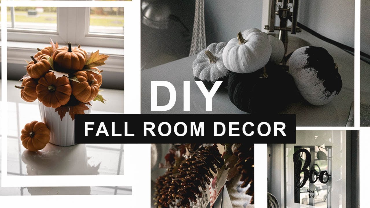 DIY FALL HOME DECOR (Tumblr Inspired) - YouTube