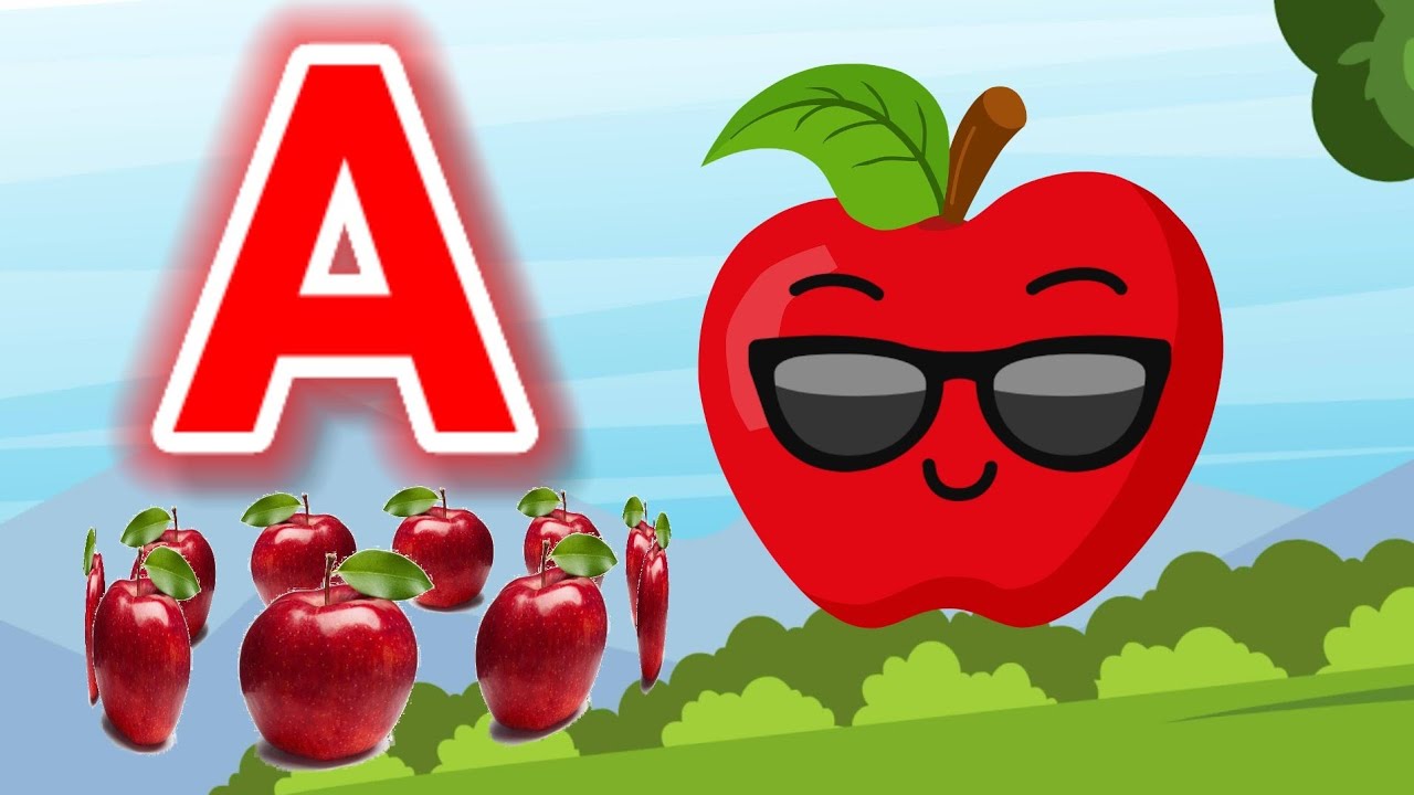 A for Apple 🍎 || Abc alphabet song || Apple song for toddlers ...