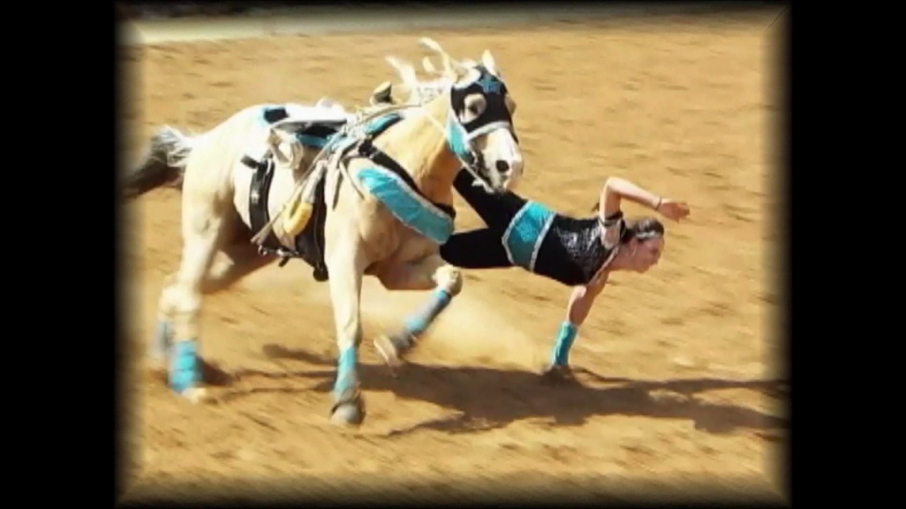 Trick Riders & Drill Teams video-30 Madison Thomas & Leah self at ...