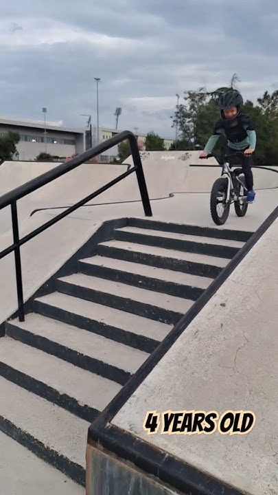 Orion-K® - 4 years old on bike @ Skatepark Bonifika 01 - 2024/09 #cycling #bikelife #skatepark ...