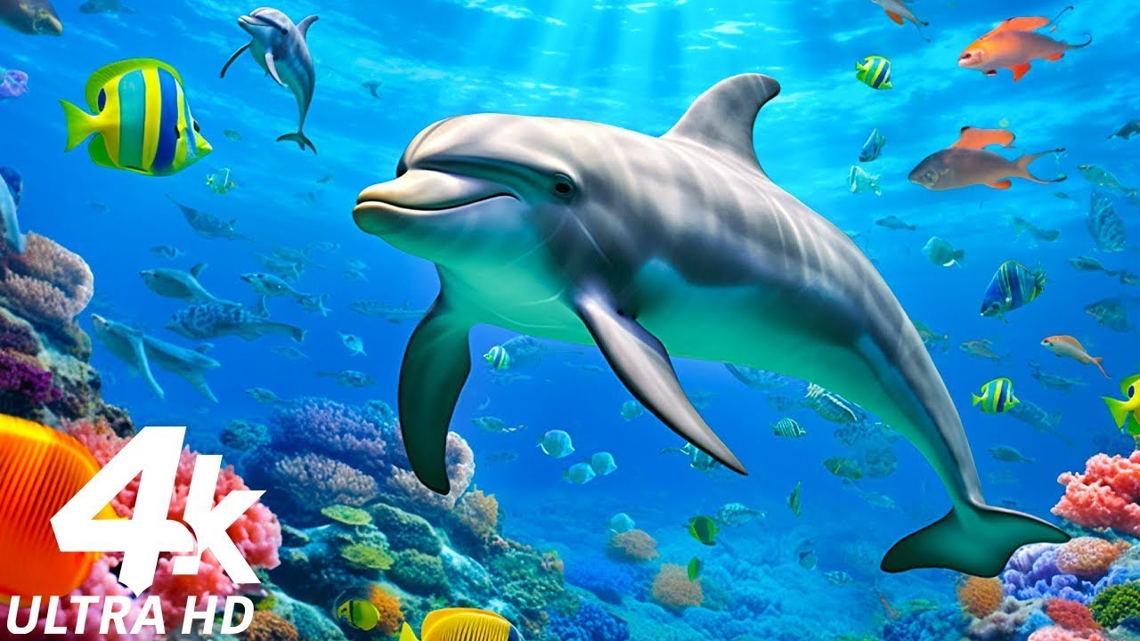 The Stunning And Colorful Sea Creatures 4K ULTRA HD Beautiful Coral ...