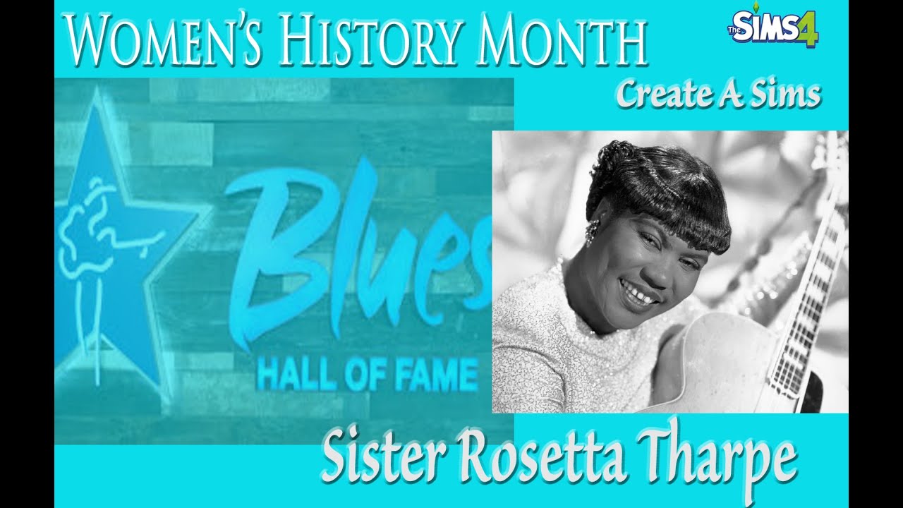 Sims 4 - Women's History Month - Sister Rosetta Tharpe #showusyoursims ...