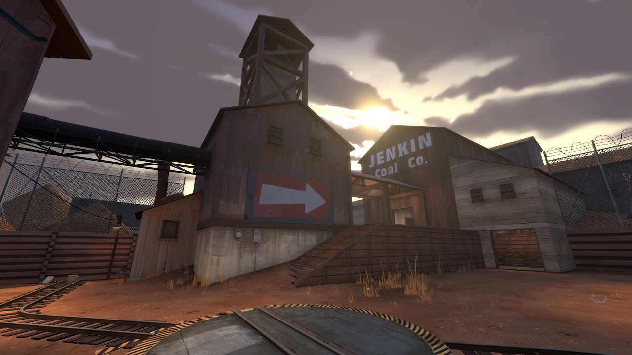 TF2 - pl_dryrock_b6 map flythrough. - YouTube