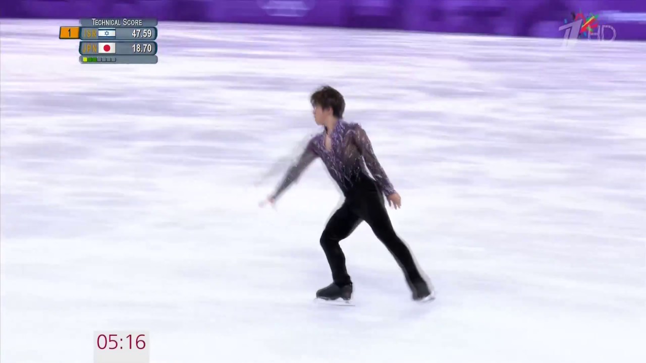 Combination Quadruple Toe Loop Triple Toe Loop Shoma Uno - YouTube