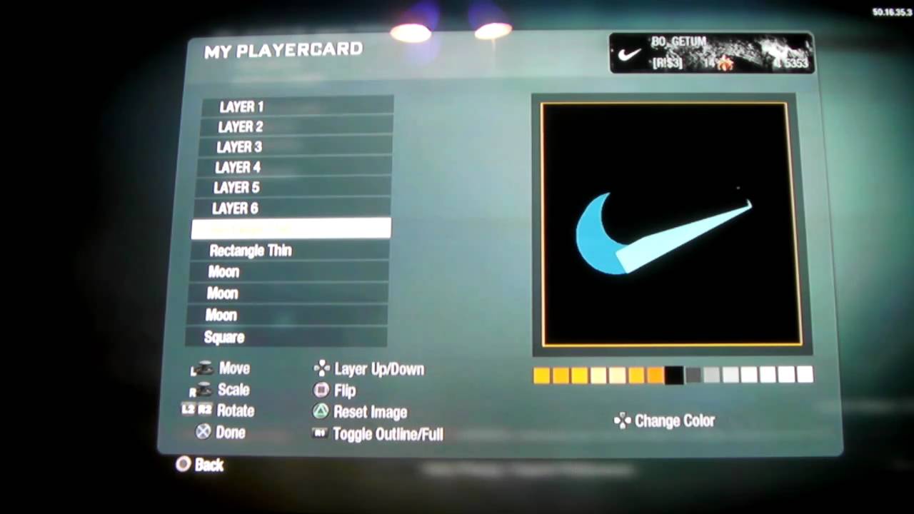 Call of Duty: Black Ops Emblem Creator - Nike - YouTube