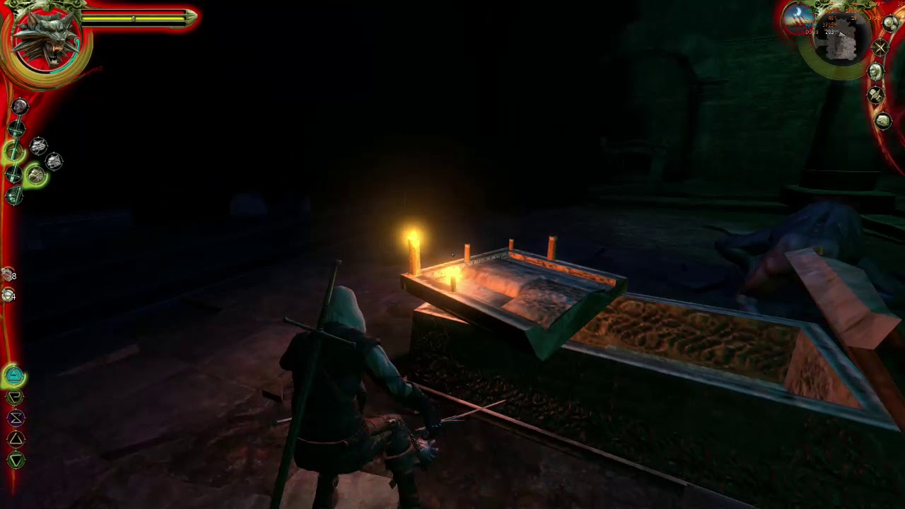 Witcher 1 - Save Princess Adda - Striga Battle - YouTube