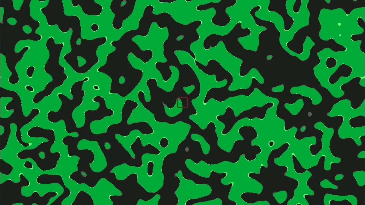 Cosmic domain wall simulation- Cellular automata - YouTube