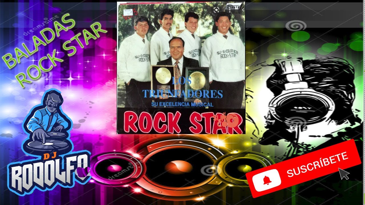 BALADAS DE ROCK STAR ÉXITOS DEL RECUERDO RODOLFO DJ - YouTube