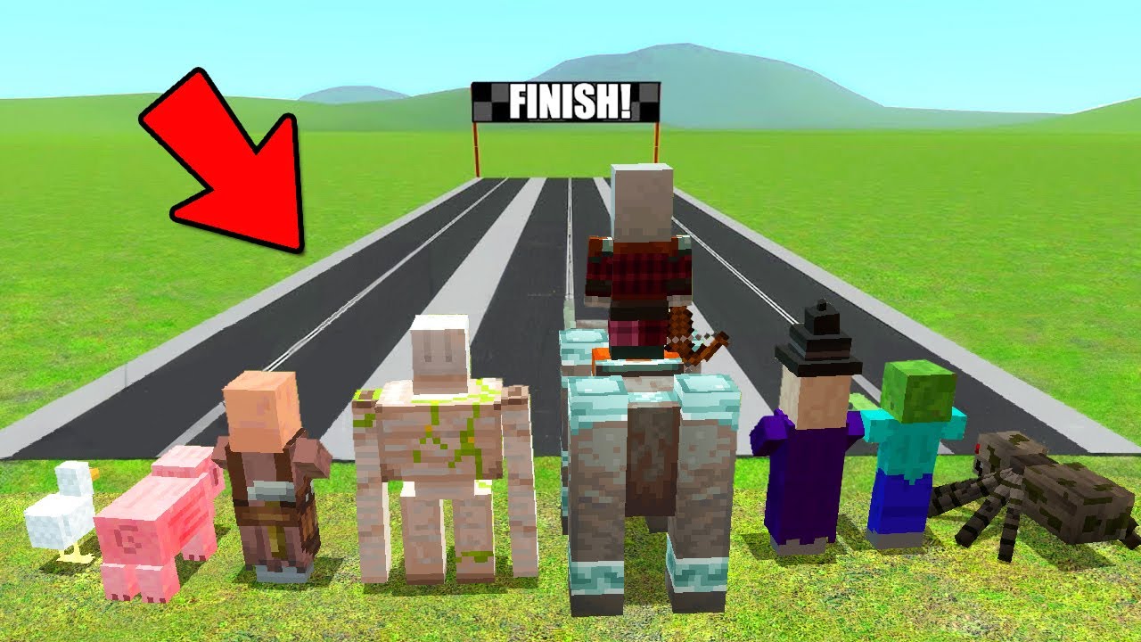 ¿Cuál es el MOB MÁS RÁPIDO de MINECRAFT? 😱 - YouTube