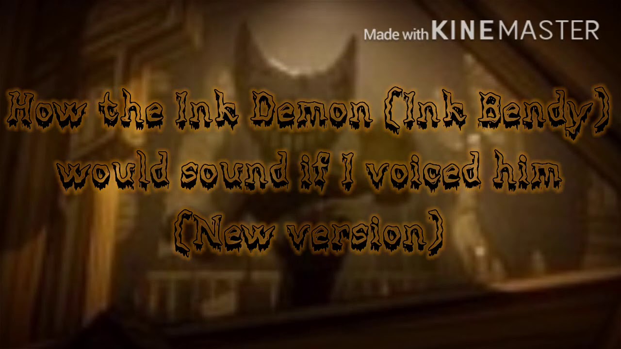 Ink Bendy voice | #BATIM #BATDR #Bendy - YouTube