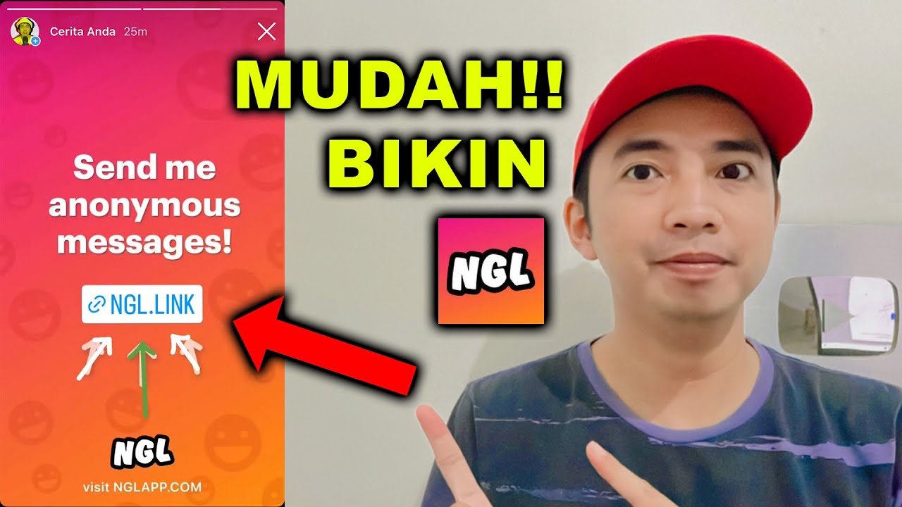 MUDAH!!!! CARA bikin "NGL LINK" Anonymous Q&A DM di Instagram Story ...