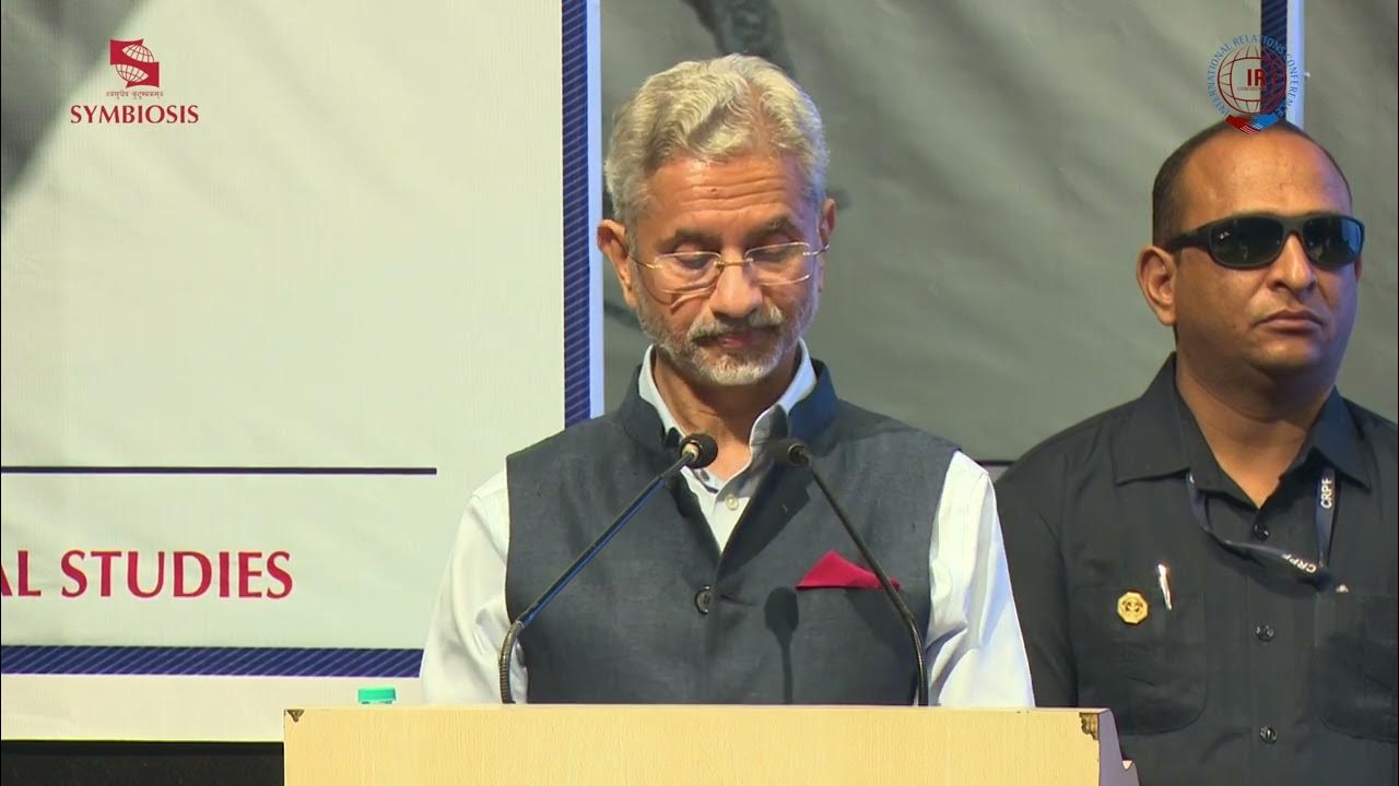 IR Conference Dr S Jaishankar Speech 25 Nov 2023 - YouTube