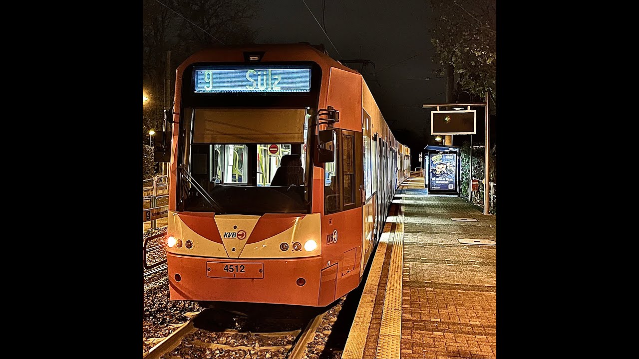 9 I Königsforst Heumarkt I Bombardier K4500 I KVB I - YouTube