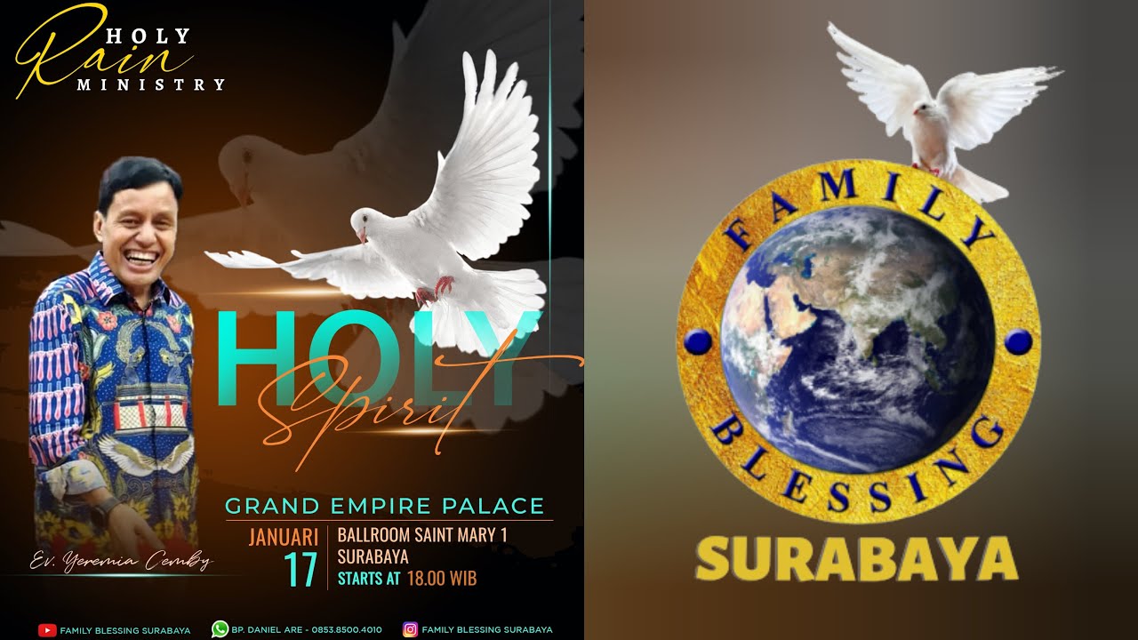 Ibadah HOLY RAIN MINISTRY with EV. YEREMIA CEMBY || Rabu, 17 JAN 2024 ...