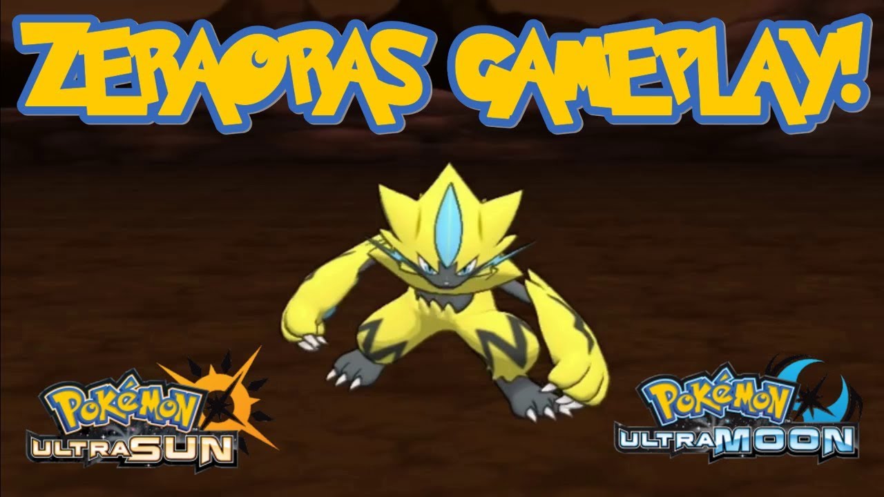 Zeraoras Signature Move - Plasma Fists New ultra sun and moon game play ...