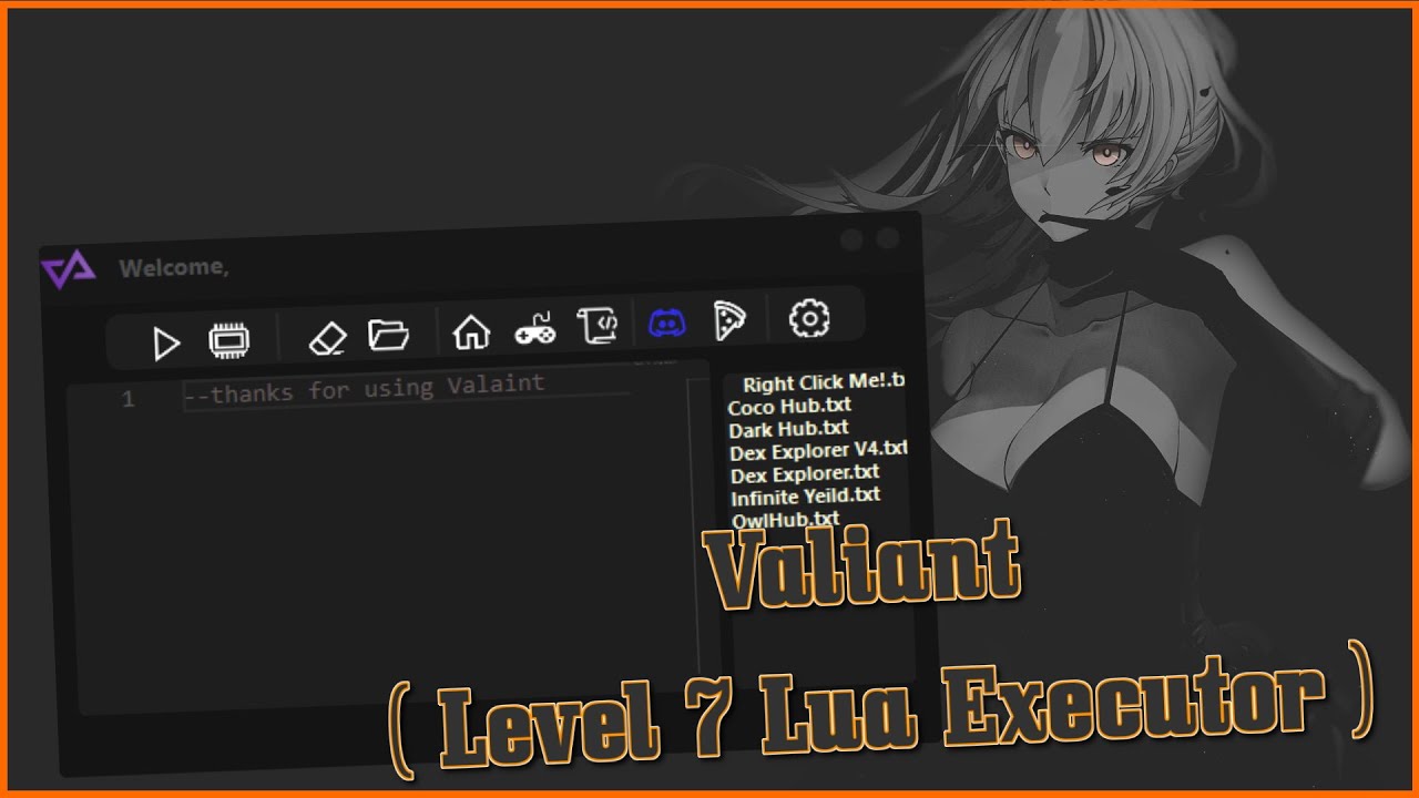 NEW! ROBLOX EXECUTOR! - VALIANT ( LVL 7 / MULTI-API / DARK HUB / OWLHUB ...
