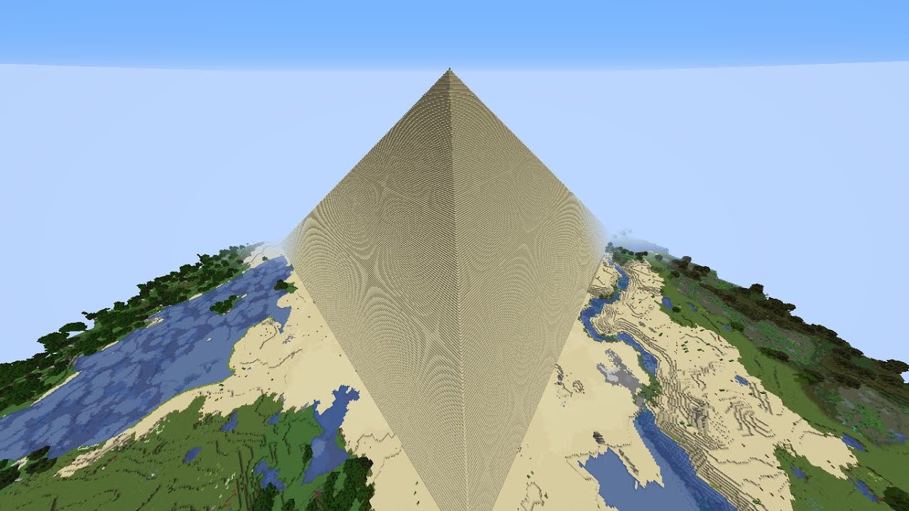 A MAIOR PIRAMIDE DO MINECRAFT!! MEU MUNDO MINHA VIDA #14 - YouTube