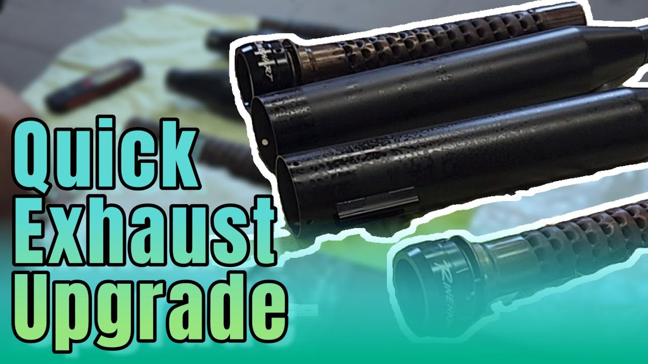 How to Wrap Exhaust Baffles | Making Rinehart 3.5″ Exhaust Quieter ...
