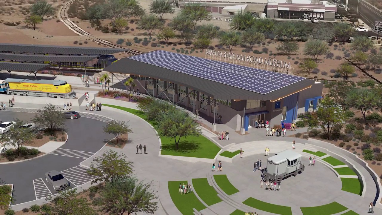 Boulder City Railroad Museum Visitor Center - YouTube