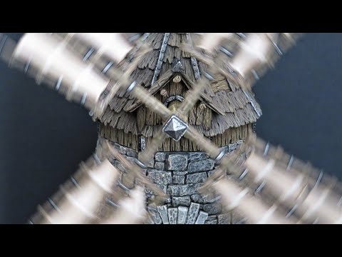 TableTop World "motorized" windmill... - YouTube