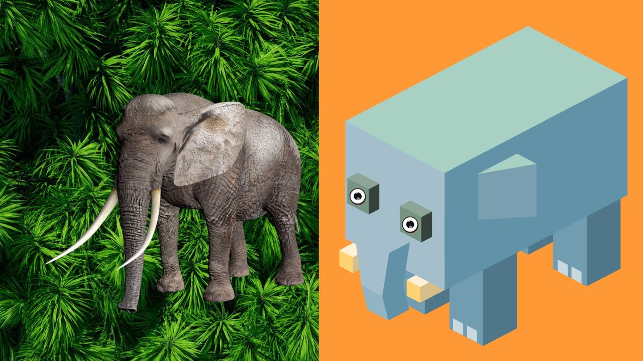 Animal Building Blocks Elephant 動物積木:大象 - YouTube
