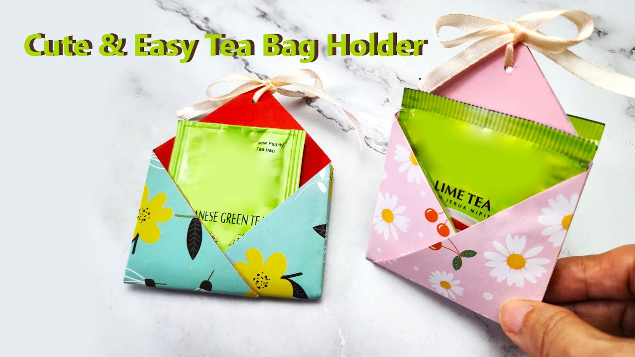 DIY Tea Bag Holder - Handmade Gift Idea - YouTube