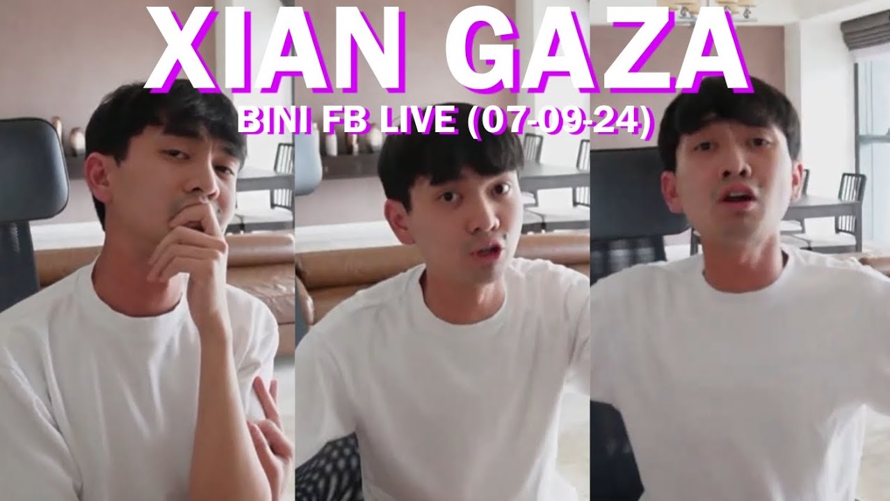 BINI Issue - Xian Gaza Facebook Live - YouTube
