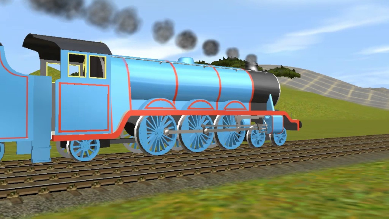 Thomas In Trainz : Gordon Pulling In Coaches - YouTube