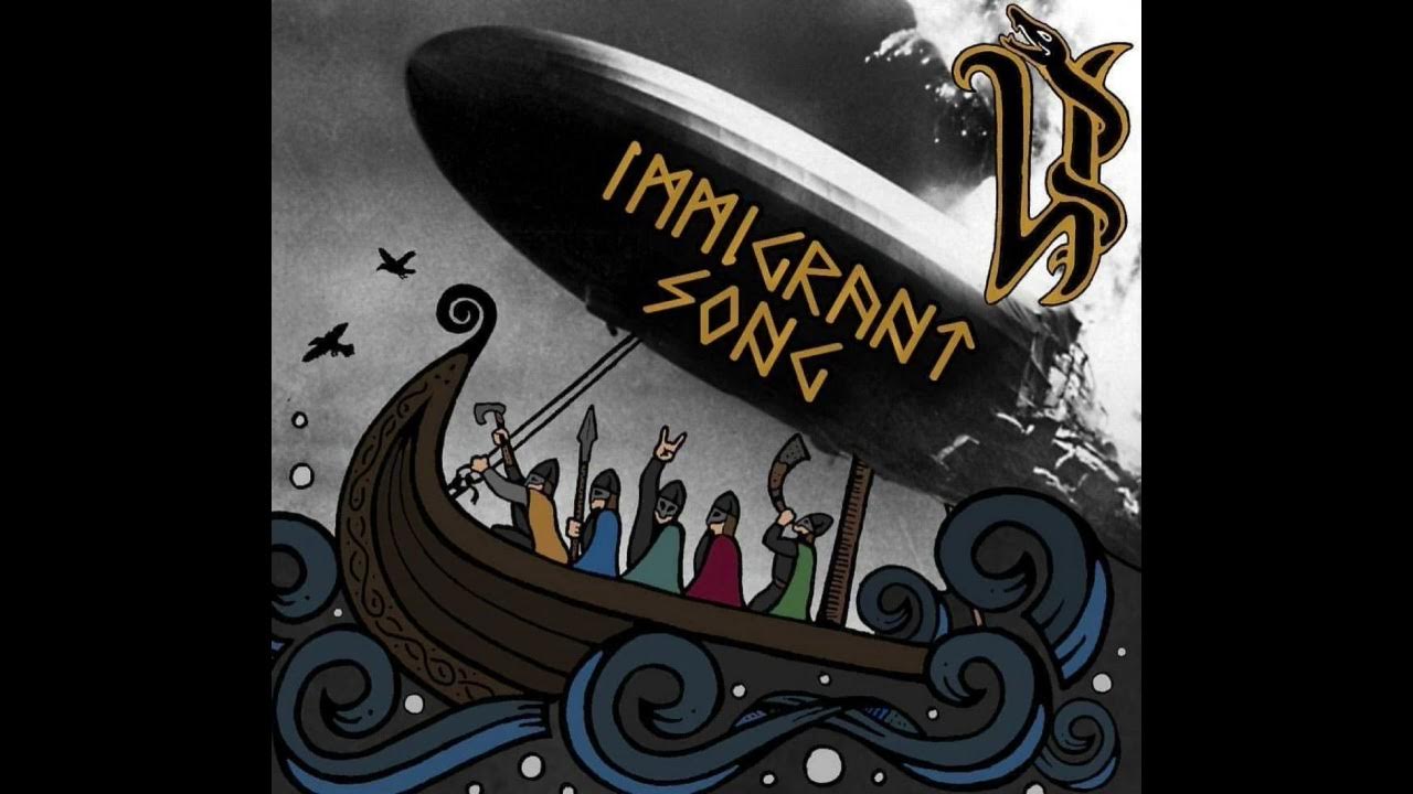 Led Zeppelin - Immigrant song Guitar backing track no Vocals - YouTube