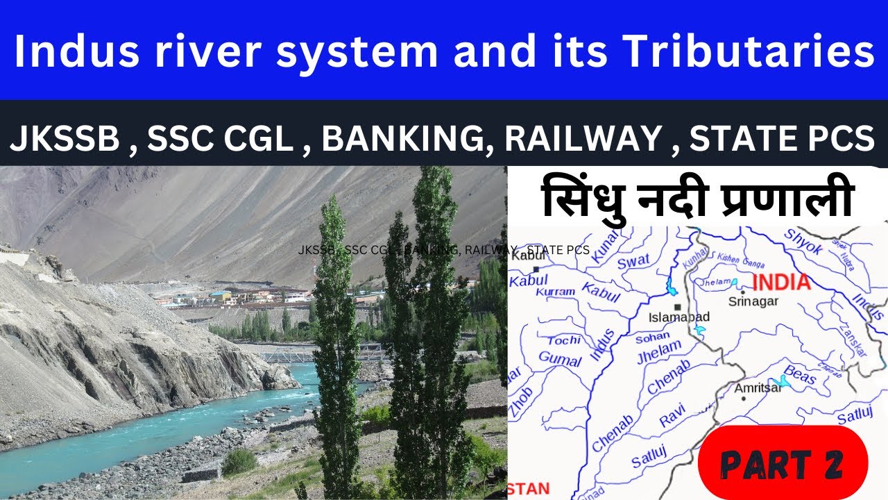 Tributaries of Indus | Indus river and its tributaries | hydropower ...