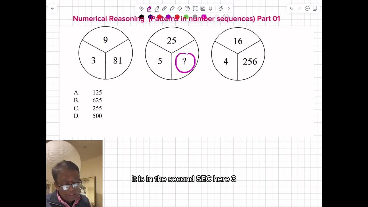 Numerical Reasoning (Patterns in number sequences) Part 01 - YouTube