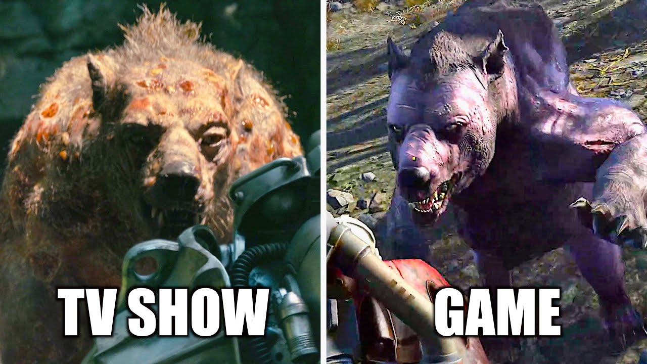 Fallout TV Show vs Game Yao Guai Comparison - YouTube