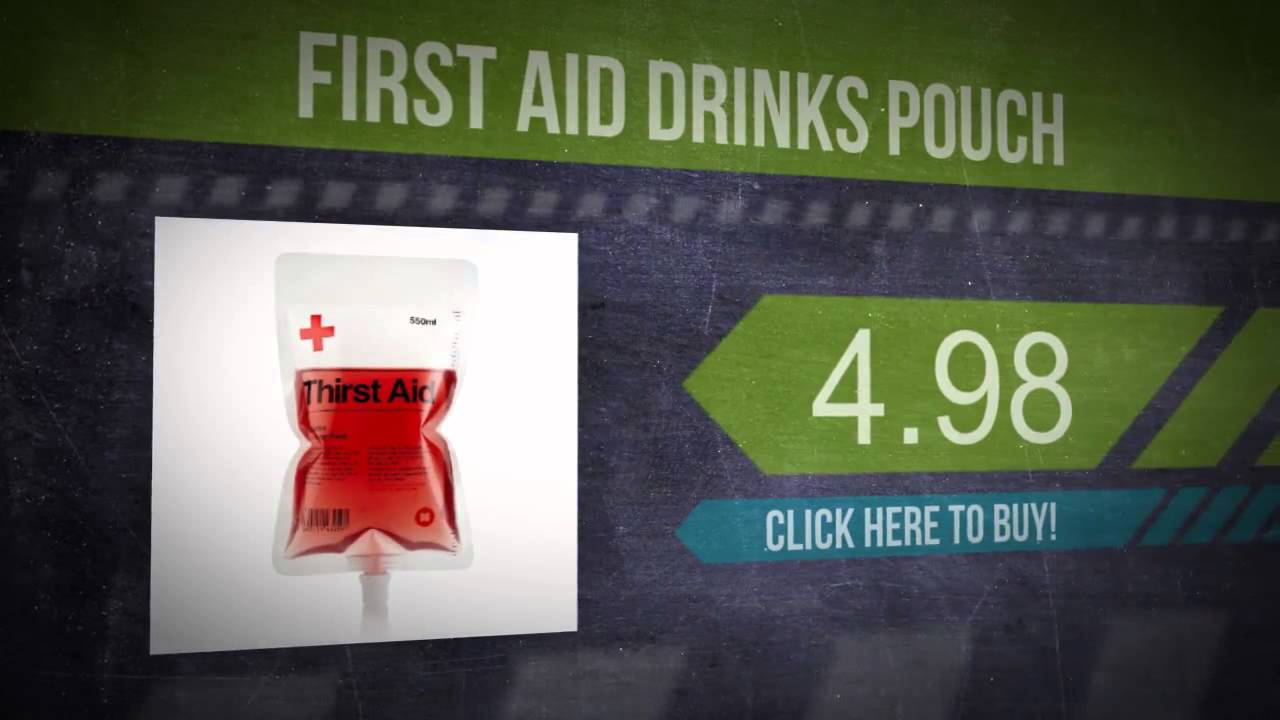 First Aid Drinks Pouch - YouTube