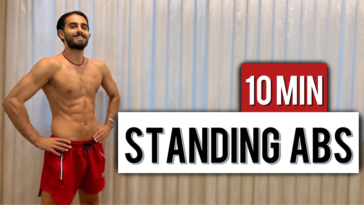 SUPER STANDING ABS WORKOUT to get Ripped ABS | Lose Belly Fat - YouTube