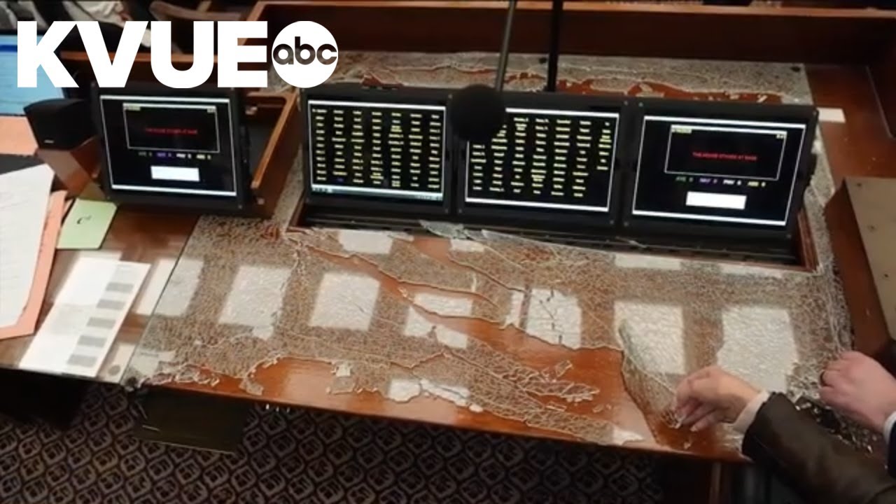 Gavel breaks glass during Texas House debate - YouTube