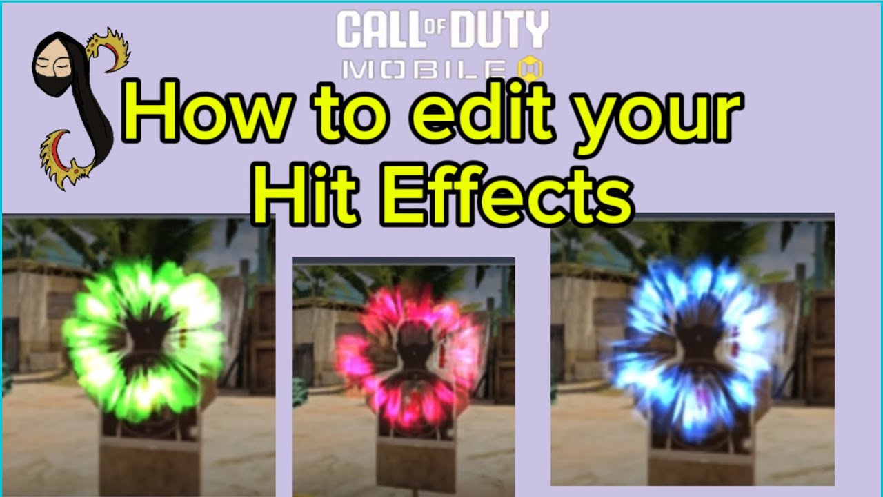 How to edit your Hit effects. @callofdutymobile - YouTube