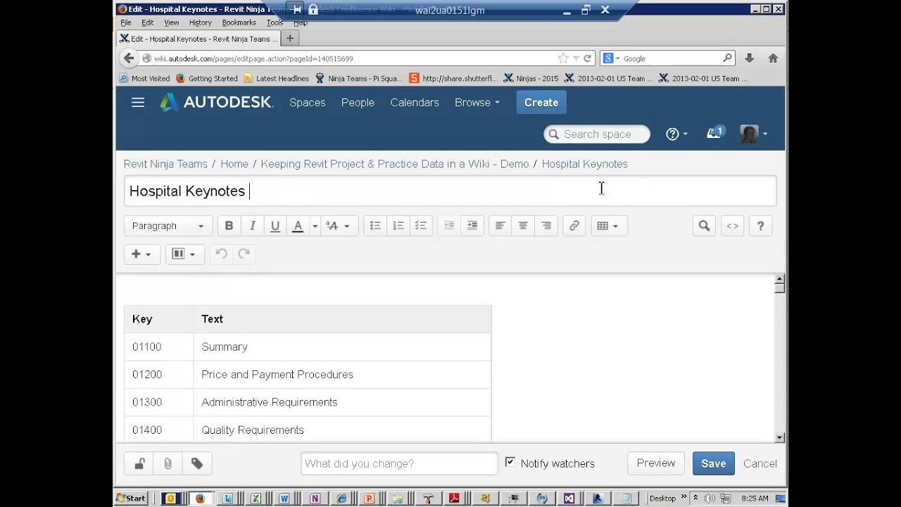 Revit 2015 External Resource Service Demo with Keynotes and Links - YouTube